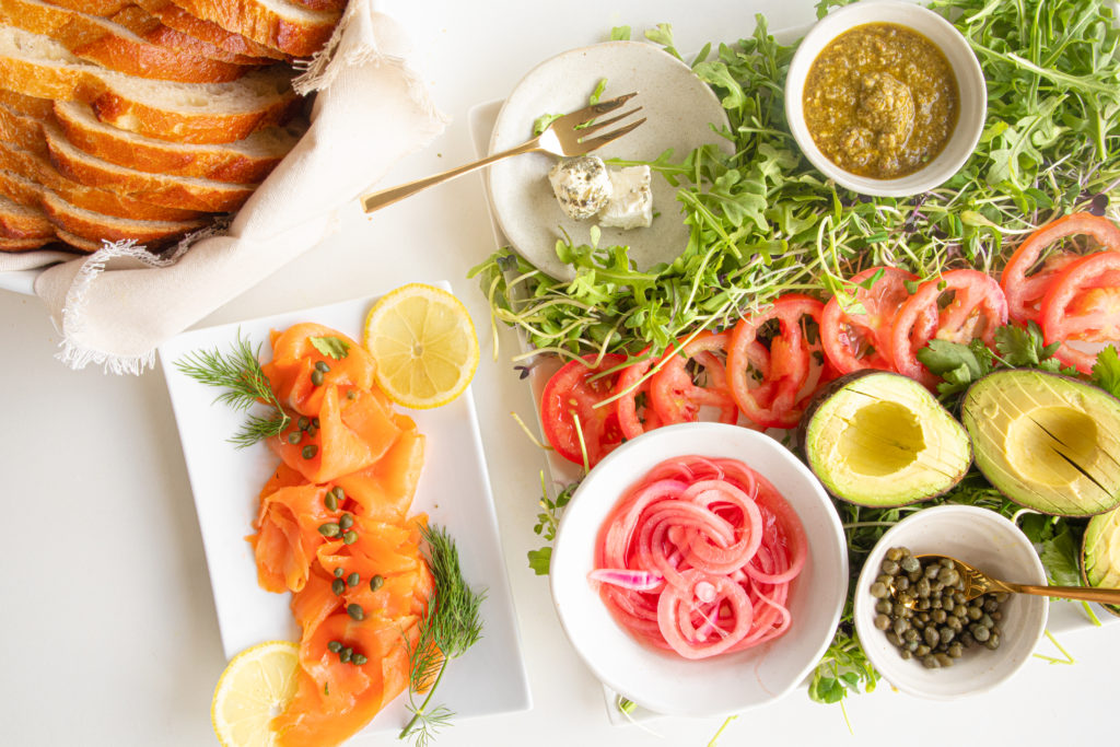 Glamorous Lox Avocado Toast