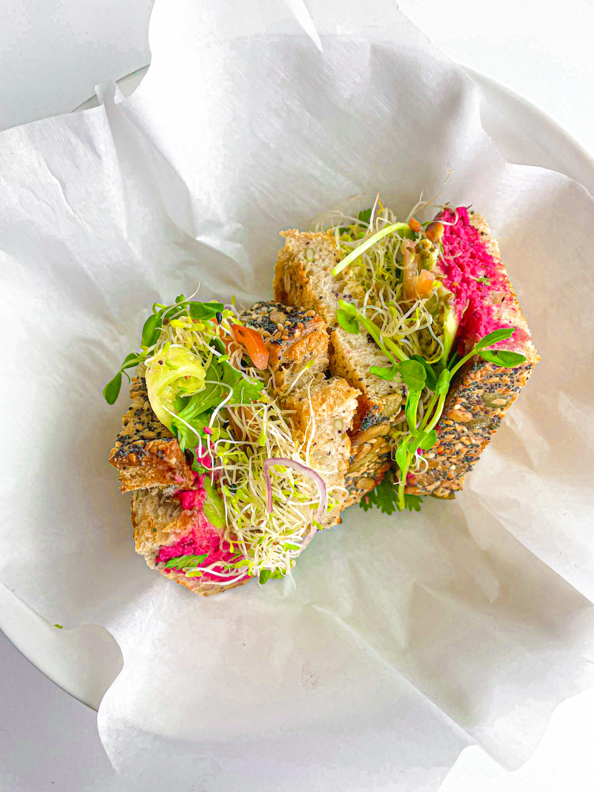 Loaded Veggie Sandwich - Easton Gilowski